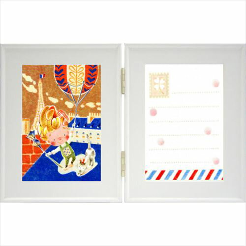 【取寄品】 サライマサコ《MSG-07》ギフトフレーム☆イラストアート◆スペースギャラリー/可愛い/人物/作家/絵画/イラスト/通販広告イラストや立体制作など様々なシーンで活躍する【サライ マサコ】ふんわり優しいテイストの作風がとっても可愛...