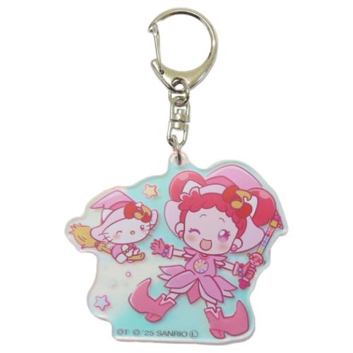 おジャ魔女どれみ×サンリオキャラクターズのコラボアクキー アクリルチャーム 可愛い キーホルダー 目印 プチギフトおジャ魔女どれみxサンリオキャラクターズのコラボグッズが登場こちらは人気アイテム[アクリルキーホルダー]バッグやポーチにつけて...