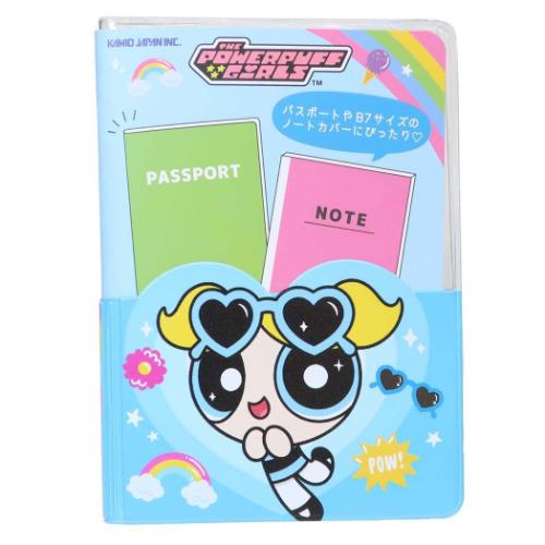 パスポートがぴったり入るマルチケースマルチカバー 手帳カバー クリアカバー 書類整理 可愛い カバースーパーパワーを持ったブロッサム バブルス バターカップの3人娘が大活躍する[POWER PUFF GIRLS]グッズにまたまた可愛いnew...