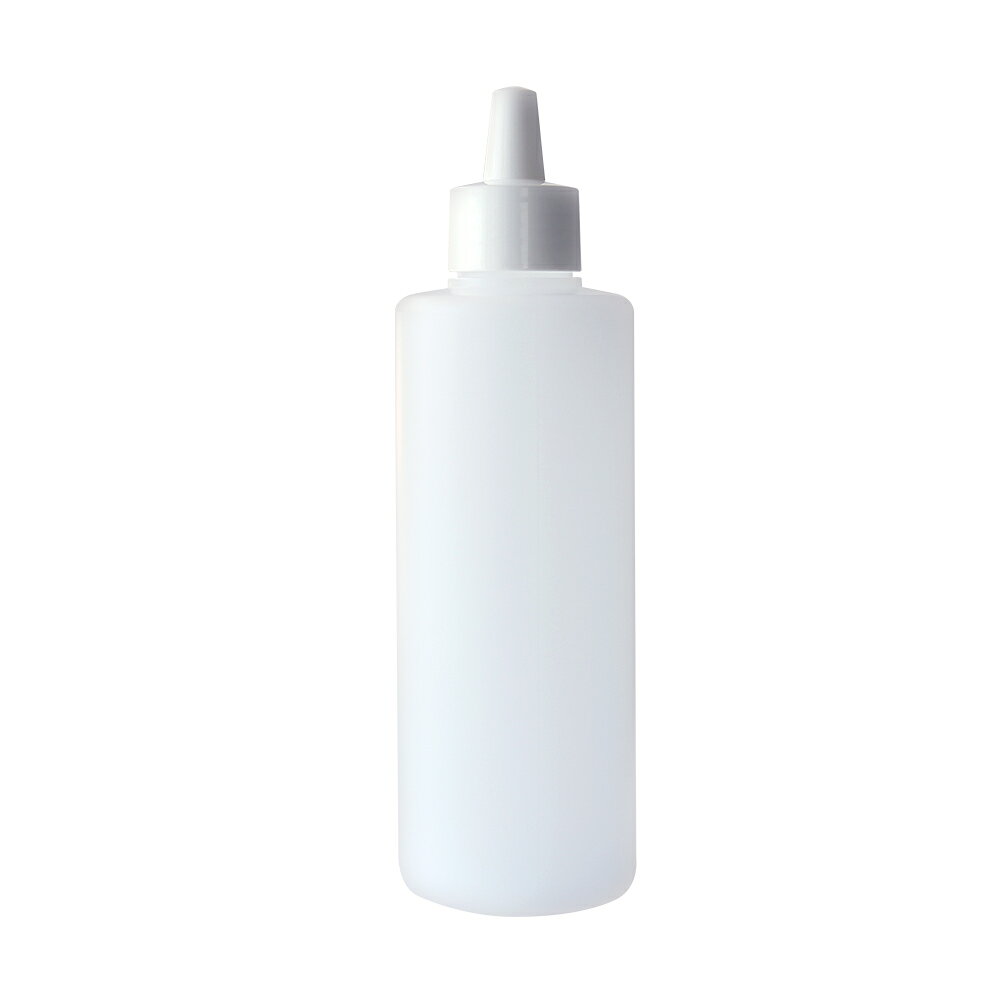 コスメ原料 - ボトルフロストプラボトル・ワンタッチキャップ[200ml]／10個手作りコスメの保存や小分けに便利な、200mlサイズのフロストタイプのプラスチックボトルです。やわらかく押しやすいスクイーズ性のあるボトルなので、中身の量を調...