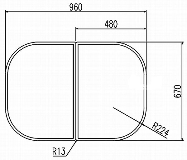 ★写真は商品の図面となっております。写真をクリックすると拡大しますので、数字が見にくい場合は写真をクリックしてください。◆対象浴槽◆グラスティN浴槽：ABN-1000、ABN-1001寸法：680×480mm枚数：2枚重量：2.1kgカラー...