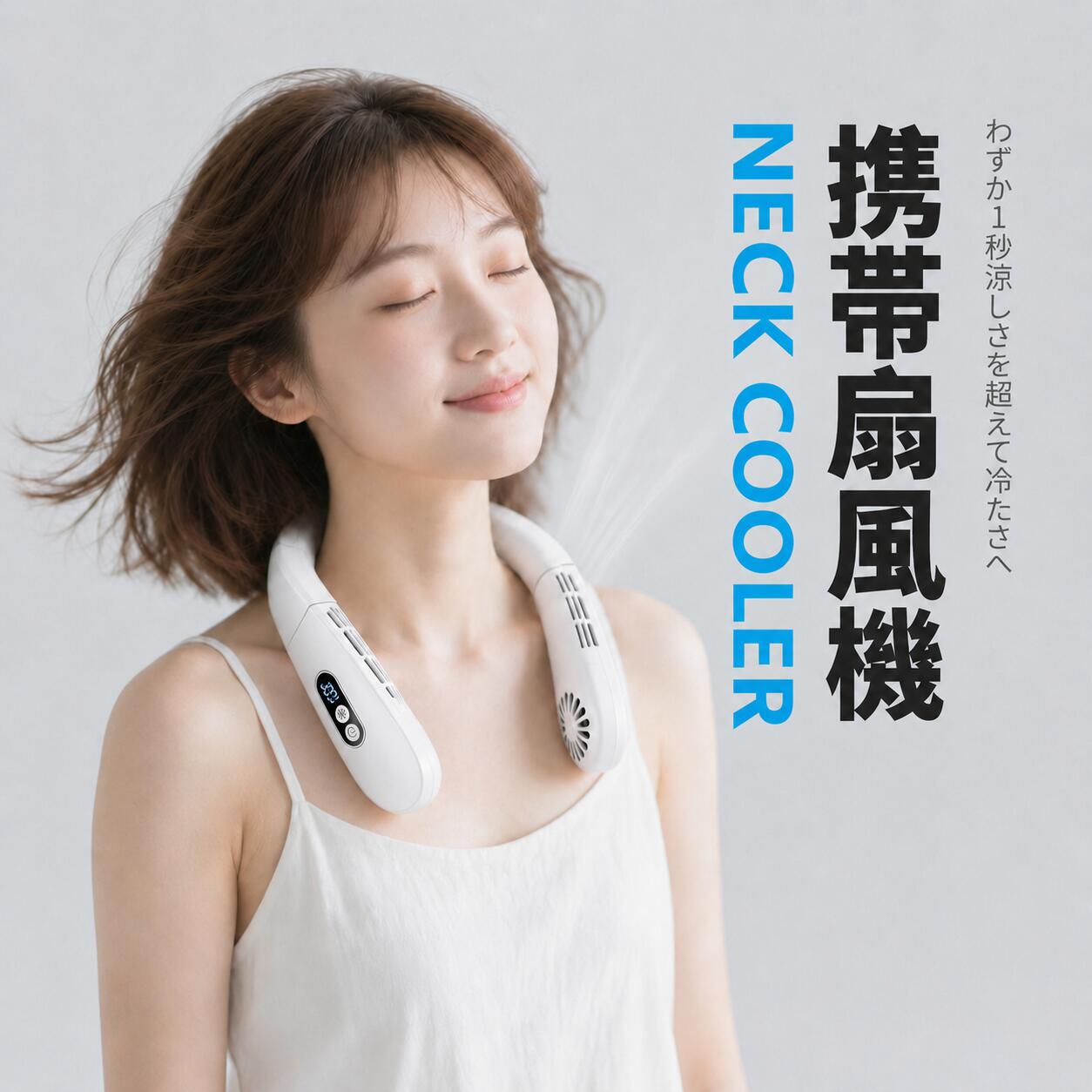 4年間愛され続けてきた実績 NaFULiFe 冷感ネックファン 2026年進化版 ●進化その1：【3段階冷感 × 3段階風量】ここが本気！ よくある類似品は「金属板を貼っただけ」の接触冷感。でもNaFULiFeは違う！ 本物の「ペルチェ素子...