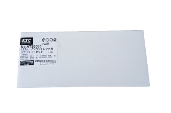 KTC(京都機械工具) ATS3085 12.7sq.インパクトレンチ用ハブソケットセット(AS308-E24, AS308-24W,AS308-30W, AS308-32W, AS308-36W) プロの方から初心者まで 【用途】・トヨタ...