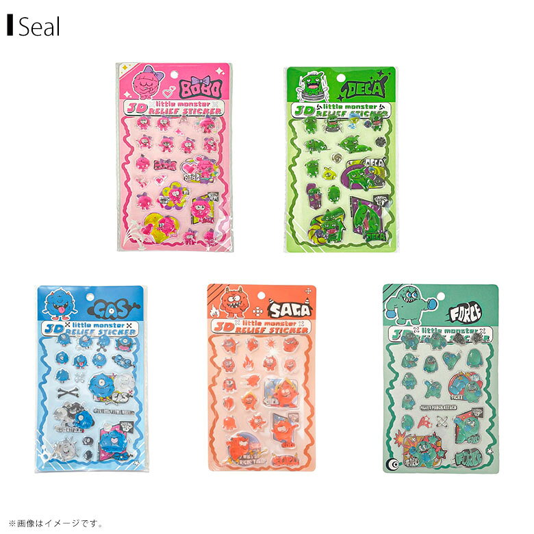 【3Dレリーフモンスターステッカー】 モンスターフレンズの立体シールが登場！ 【ラインナップ】 ・RMS-001 BOBO ・RMS-002 DECA ・RMS-003 GAS ・RMS-004 SAGA ・RMS-005 FORCE 【サ...