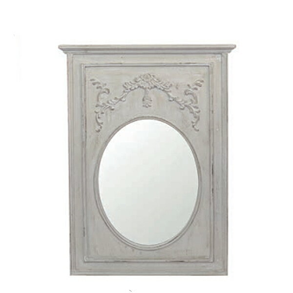 フレンチスタイルウォールミラーシャビーな仕上げを施したフレンチシリーズのミラー。 あえてアンティークな雰囲気を出すために加工が施された、壁掛けミラーです。 サイズ W570×D40xH770mm 重量 5.5kg 素材 木製・樹脂 製造国 ...