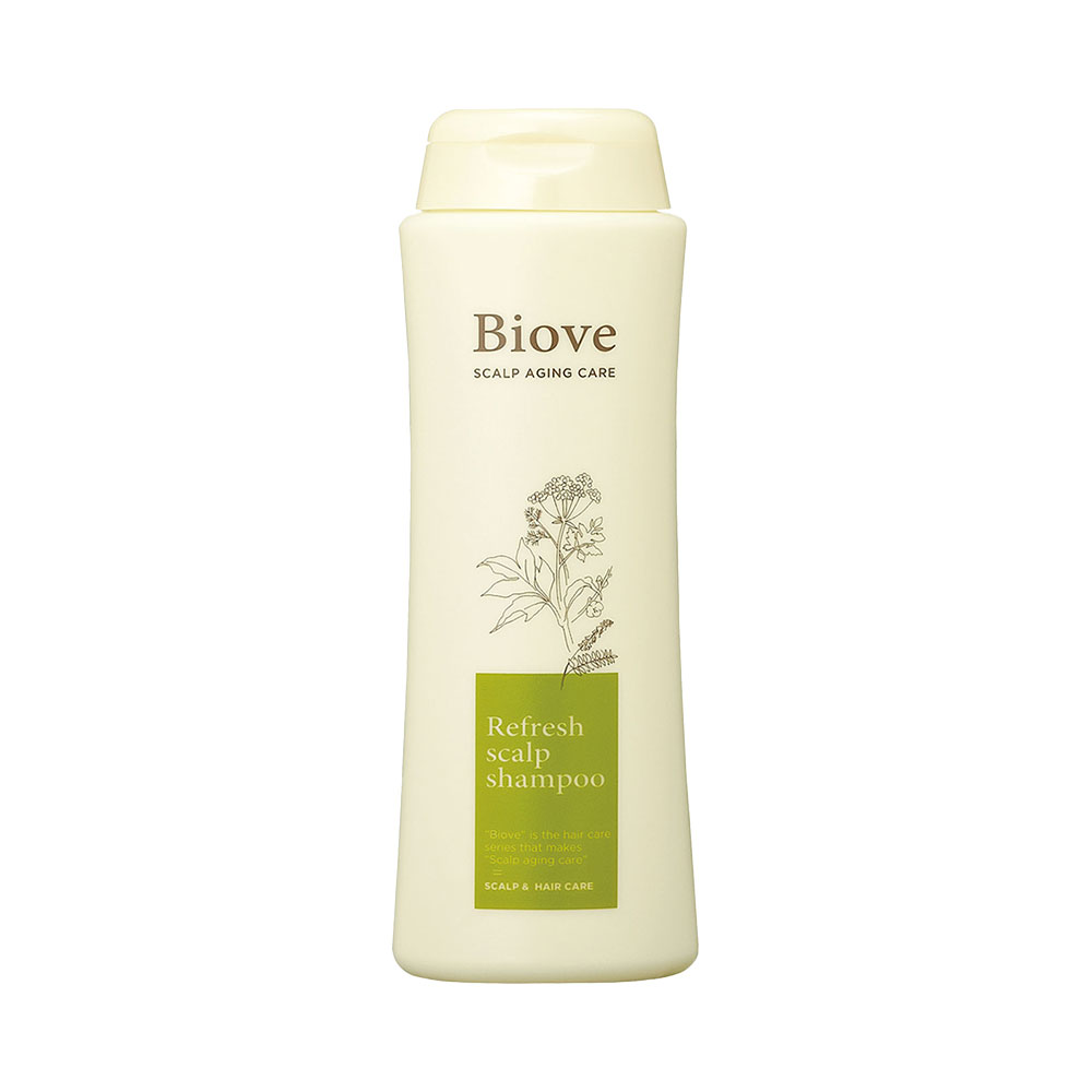 Biove（ビオーブ） ［薬用］リフレッシュスキャルプ シャンプー 販売名：スキャルプシャンプー　NC1［医薬部外品］ 頭皮が敏感な方も安心してお使いいただける、アミノ酸系活性剤と両性活性剤のみで処方した高級アルコールフリーの薬用スキャルプ...