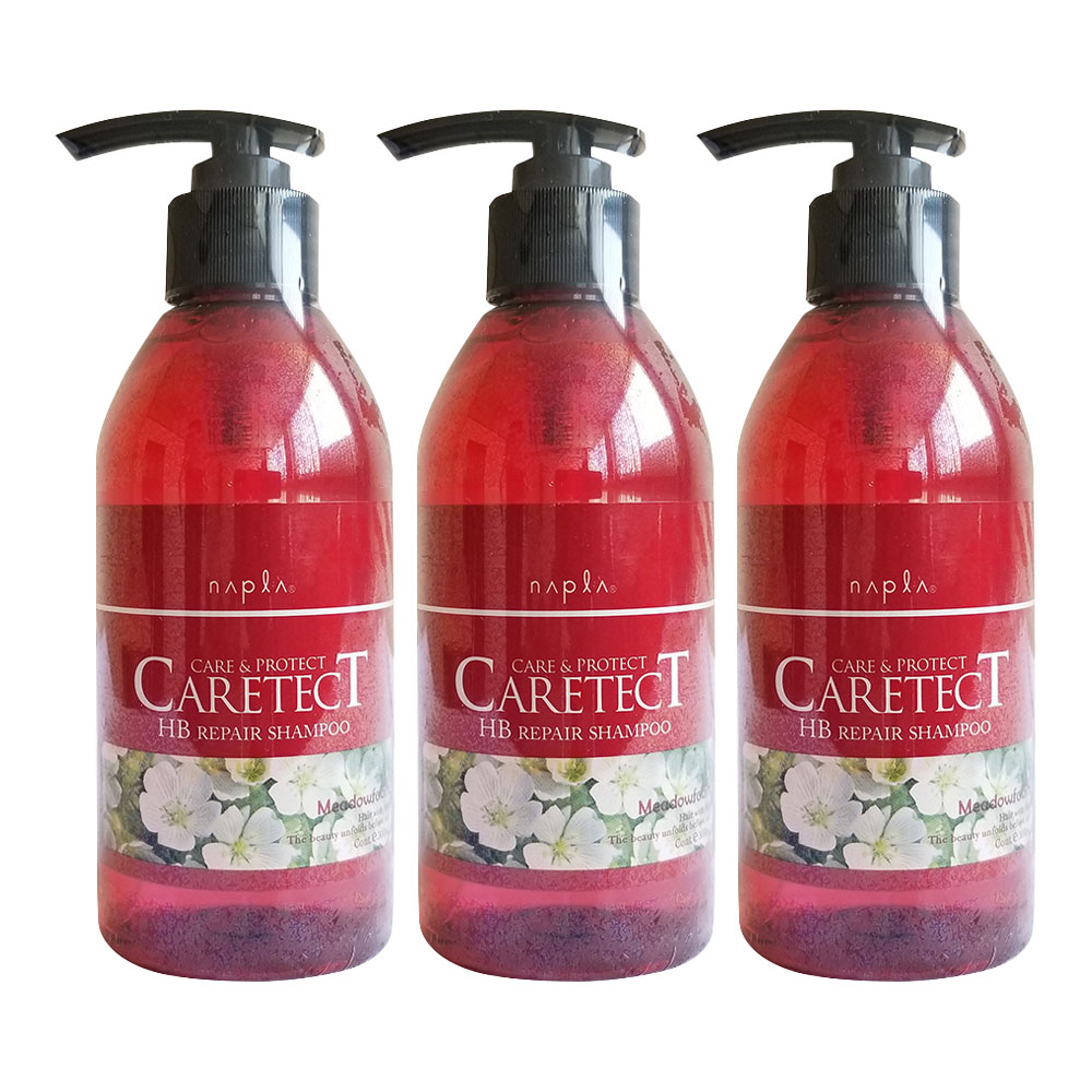 ナプラ ケアテクトHB リペアシャンプー お得な3個セット カラーや、パーマ、熱処理によるダメージヘアに適し、天然由来成分で髪を内部からいたわり、自然なツヤとまとまり感を与えます。 ◆ 商品名称：ケアテクトHB リペアシャンプー ◆ メーカ...