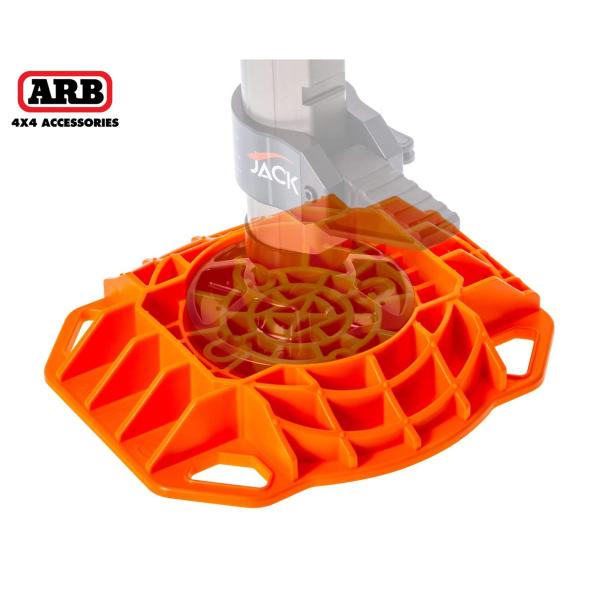 【ARB】10100111 （Jack Base） ジャッキベース 機能と仕様 7,000kgの定格負荷容量 ARB油圧ジャッキおよびHi-Lift（ハイリフト）ジャッキ共に使用可能 ヘビーデューティ、高密度ポリエチレン構造 視認性の高いオ...