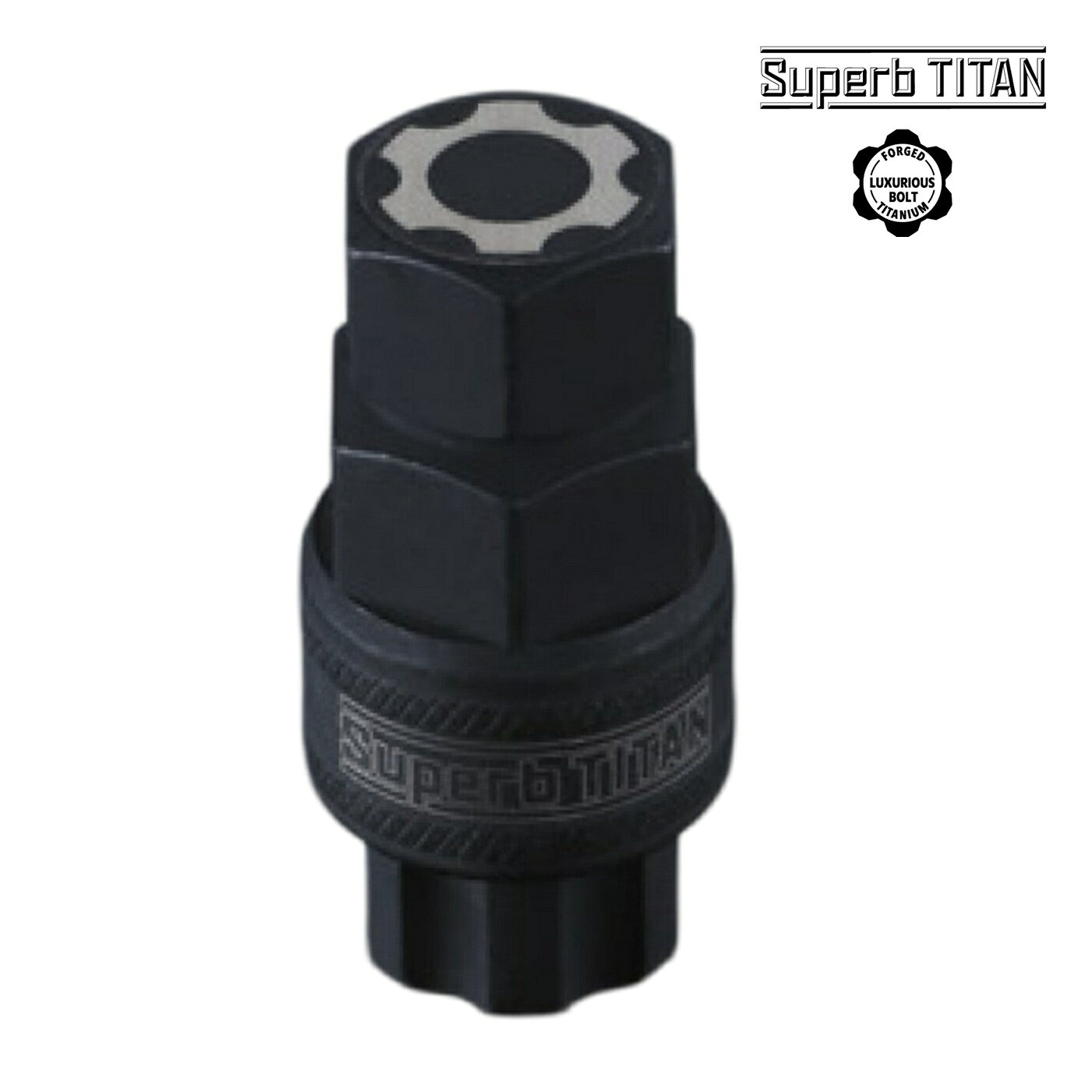 Superb TITAN【シュパーブ】チタンボルト 「最高」を意味するSUPERB＝シュパーブの名称を冠したチタンボルト。 座面形状を変換可能な2ピース構造 シュパーブ・チタンボルトはホイールを社外品に交換しても別売の座面変換ワッシャーによ...
