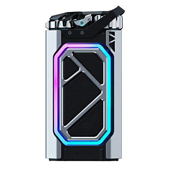 【商品名】 MUZEN（ミューゼン）MWH1I CYBERSHELL Bluetooth対応 ポータブルスピーカー 【商品について】 ●驚くべきサウンドとデザインで、ユニークなオーディオ体験をもたらすTWSスピーカー 高いサウンドクオリティ...