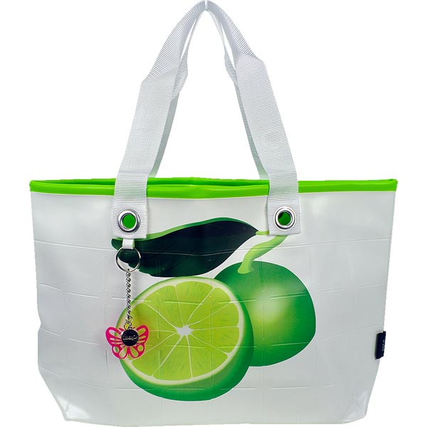 イタリアバッグ・アクセサリーブランドIMAXIS FRUIT　ビーチ用バッグフロントに施したグラフィックプリントがお洒落ポイントのショルダーバッグ。四角いフォルムに幅広いマチ、A4サイズからビーチタオルなどが楽に収まる抜群の収納力。サイズ：...