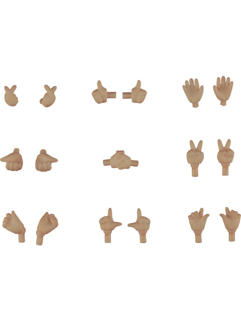 「ねんどろいどどーる」と「ねんどろいど」に使用できる手首パーツの第2弾！ 「ねんどろいどどーる」と「ねんどろいど」をもっと楽しくする「手首パーツセット」の第2弾が登場です。お手持ちのねんどろいどどーると、ねんどろいどで使用できます。「指ハー...