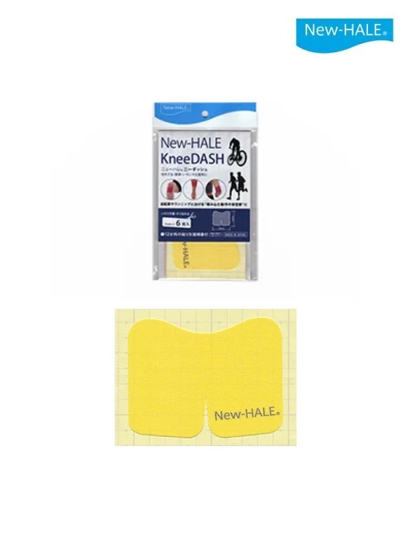 ニューハレ ニーダッシュ ■メーカー説明文引用 自転車やランニングにおける''踏み込む動作の安定感''に 〇自転車やランニングなど、足を激しく動かす運動時に大きな負担が掛かる膝蓋骨の下（膝蓋腱の付け根）にニーダッシュを貼ることで、踏み込みと...