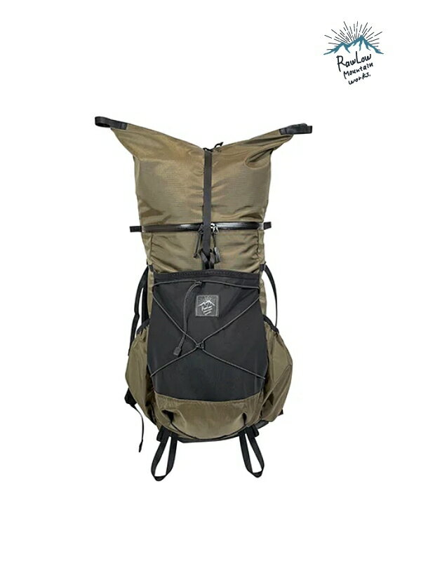 ロウロウマウンテンワークス ラスカル ■メーカー説明文引用 Rascalは約45Lオーバーのテント泊縦走を想定したRLMW最大容量のバックパックです。 開閉部ファスナー＋ロールトップで容量の大幅な可変が可能。 10～15kgのパッキングウエ...