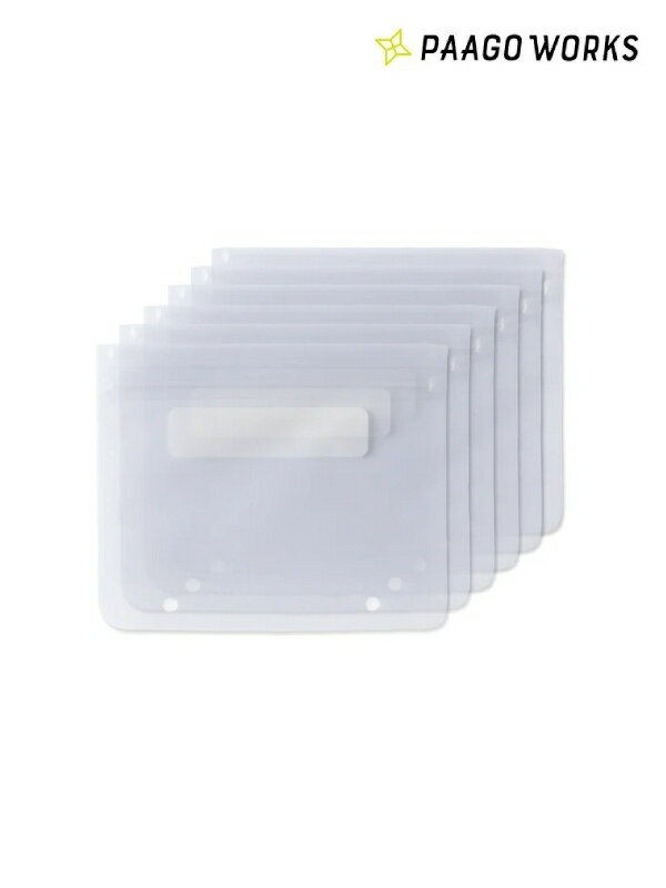 パーゴワークス PPOSバッグ S ■メーカー説明文引用 MY FIRST AIDに専用設計のジッパーバッグのリフィルの6枚セットです。 POPS（Paago Organizing Pocket System）はベルクロを使用した独自の中綴...