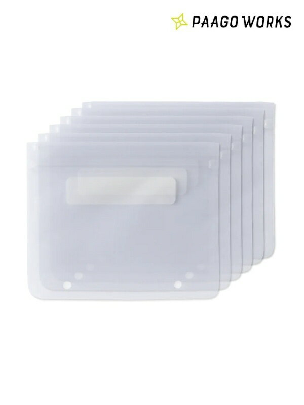 パーゴワークス PPOSバッグ M ■メーカー説明文引用 MY FIRST AIDに専用設計のジッパーバッグのリフィルの6枚セットです。 POPS（Paago Organizing Pocket System）はベルクロを使用した独自の中綴...