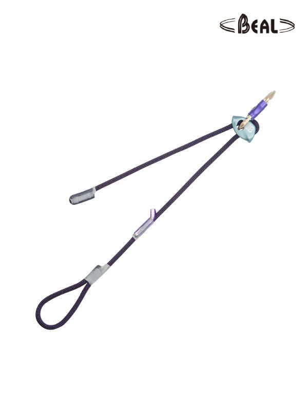 ベアール　エクスプレッソフィット ■メーカー説明文引用 ダイニーマ製のラッペルループを備えたアジャスタブルランヤード。これ1本でセルフビレイとバックアップ付き懸垂下降を行えます。 ・ランヤード径9.5mm ・ダイニーマ製のラッペルループを装...