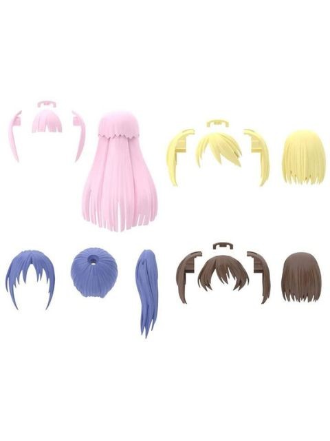 30MS素体との組み合わせで世界観が広がる！新しいオプションヘアスタイルパーツがラインアップ！ ■パーツの差し替えでヘアスタイルとヘアカラーを自分の好みに合わせてキャラメイキング。 ■ヘアスタイルパーツ×4種 ・イエローのミディアムヘア ・...