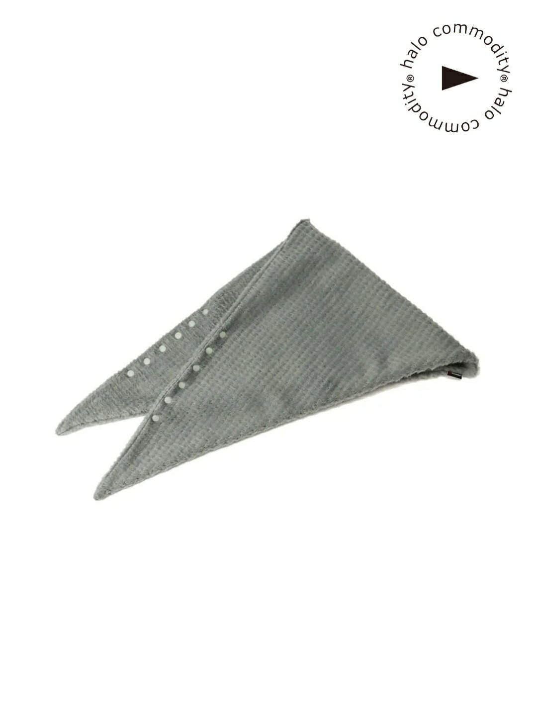 ハロコモディティー アルファ ストール ■メーカー説明文引用　 「軽く、暖かく、自在に使う。」 通気性と保温性に優れた**POLARTEC ALPHA DIRECT**を使用した三角ストール。 防風性も兼ね備え、首に巻くのはもちろん、頭に被...