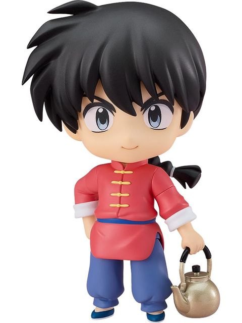 TVアニメ「らんま1/2」より「早乙女乱馬」がねんどろいどで登場です！ ・表情パーツ：「笑顔」「キョトン顔」「焦り顔」 ・オプションパーツ：「やかん」ほか 原型制作：Dogu 制作協力：ねんどろん 塗装済み可動フィギュア 【サイズ】全高約1...