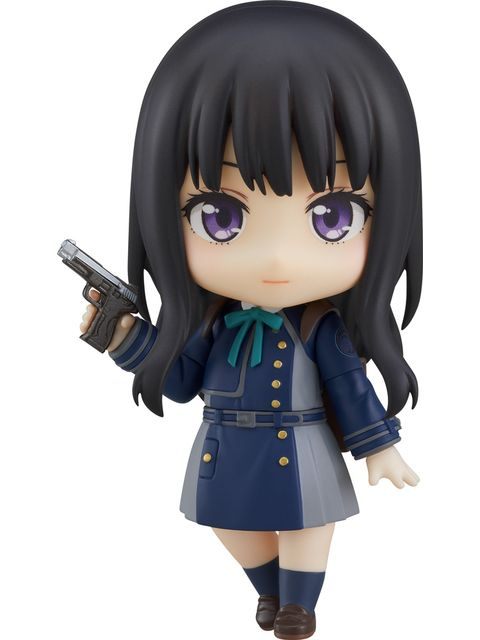 TVアニメ『リコリス・リコイル』より、「井ノ上たきな」がねんどろいどに再登場です！ 交換用表情パーツは「通常顔」に加え、狙いを定める「真剣顔」と心を開いた「笑顔」をご用意。 オプションパーツは「リコリスのカバン」、たきな愛用の「拳銃(サプレ...