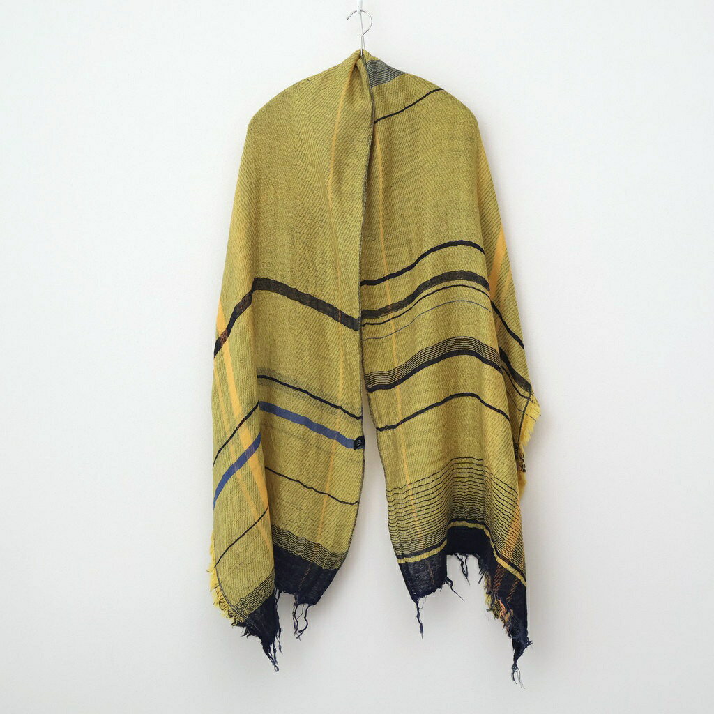 ■ 商品説明やわらかく、あたたかい、色とりどりで楽しいroots shawl MIDDLEです。 本来、大量生産するための織機を自分たちで使うことで極限までゆるく、ゆっくりと織り上げられたtamaki niimeだけの、心地よさが魅力です。...