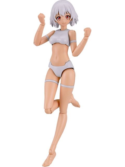 簡単組み立て・シンプル仕様！ PLAMATEAに可動美少女プラモデル素体「ミューズボディ：いちか」が登場！ ・全高約145mm、各関節可動。本体約70パーツ。 ・表情パーツは塗装済み「笑顔」が1つ、アイデカール貼り付け用の「笑顔」「真顔」が...