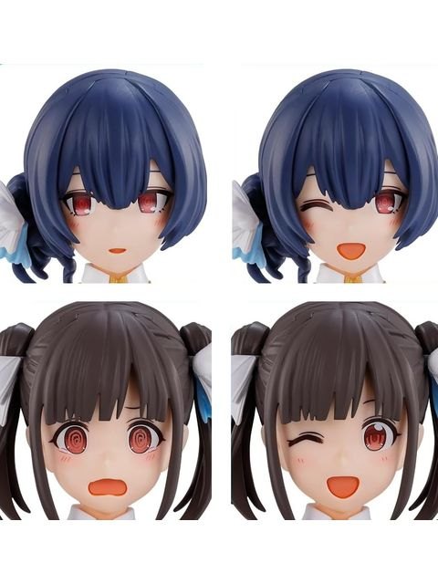 「アイドルマスター シャイニーカラーズ」より、放課後クライマックスガールズの「園田智代子」「杜野凛世」のヘアスタイルパーツとフェイスパーツのセット商品。 別売りの30MSオプションボディパーツと組み合わせてアイドルたちを様々なコスチュームに...
