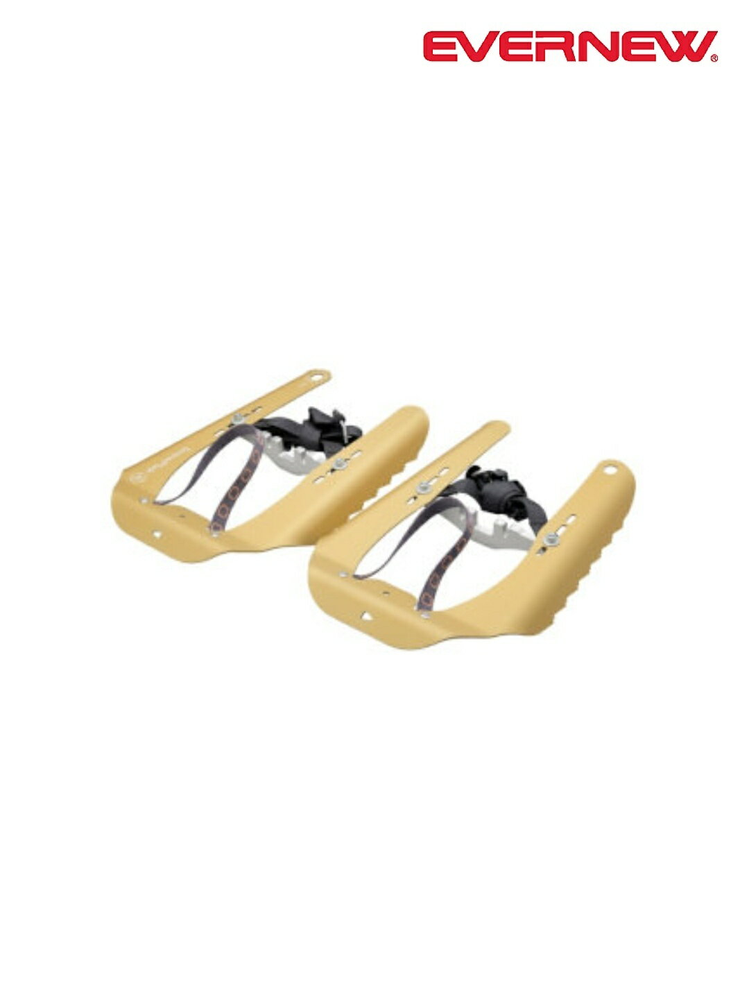 エバニュー スノープラック 2.0 ■メーカー説明文引用 「Snow Plak 2.0」では確実に装着が出来るよう爪先部にテープを装備 センターバーをブロック形状に補強したので、雪と岩がミックスされたシチュエーションでも変形を気にせず使用す...