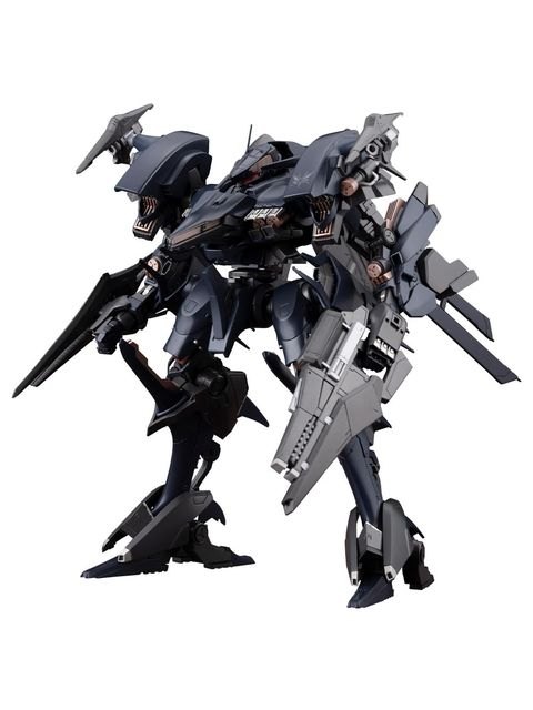 「ARMORED CORE 4」より“烏殺し”の異名を持つリンクス、アンジェが駆る「オルレア」がV.I.(ヴァリアブル.インフィニティ.)シリーズ1/72スケールでプラモデル化。 特徴的な形状のスタビライザー「03-AALIYAH/HTS2...