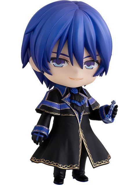 黒うさP氏による楽曲『カンタレラ』MV内に登場する「KAITO」がねんどろいどになって登場です！ ・表情パーツ：「通常顔」「笑顔」「目閉じ顔」 ・オプションパーツ：「カンタレラ」「仮面」ほか 原型制作：トイテック D.T.C 制作協力：ねん...