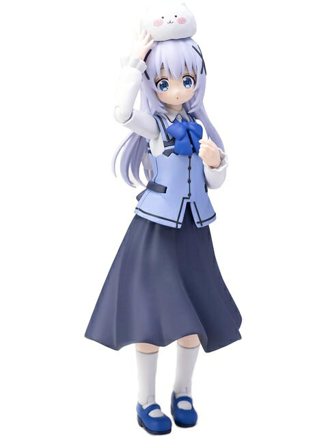 「ご注文はうさぎですか？ BLOOM」より、ラビットハウスの看板娘、チノがお店の制服姿で可動式プラスチックキットになりました♪ 物語の中で見ることができる可愛らしい姿を、多種多様な交換パーツで再現できます。 プラスチックキットになっても『ご...