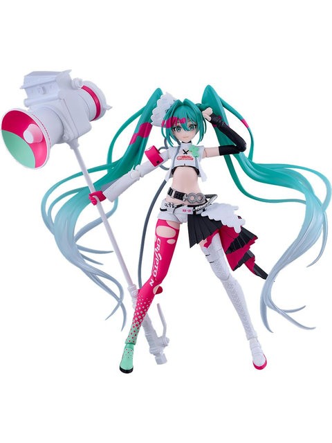 初音ミク GTプロジェクト』専用キャラクター「レーシングミク」の2025Ver.がfigmaになって登場！ 人気イラストレーター、望月けい氏が描いたイラストを再現しました。 表情パーツ：「笑顔」「ウィンク顔」「目閉じ笑顔」 オプションパーツ...
