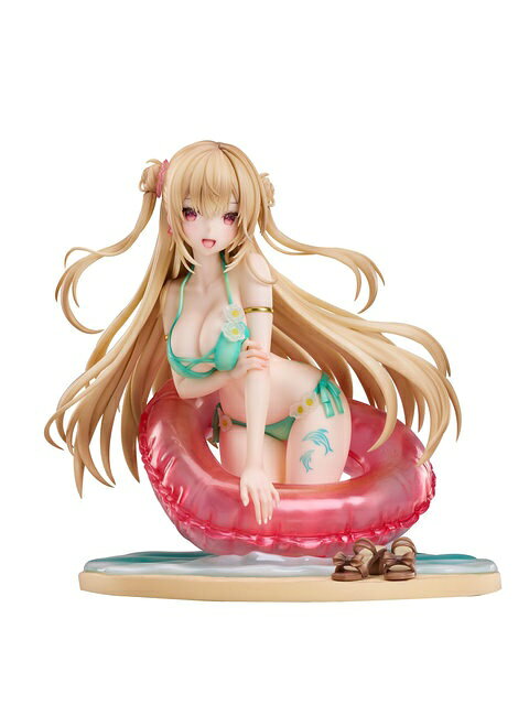 大人気イラストレーターみわべさくら先生が描く『summer memory』を1/6スケールでフィギュア化！ 髪の毛は左右に大きく広げ毛先の繊細さもしっかり再現し、ボリュームのある造形となっております。 髪の毛のシュシュ、ピアス、水着の花、浮...