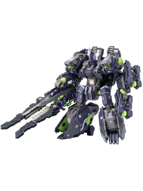 「ROBOT BUILD」シリーズ最大の変形モデルが登場！ ●各部関節可動●4mm径の共通ジョイントでパーツの組み換えが可能重厚なボディと巨大な武装が特徴的なデザインの重戦闘タイプの機動兵器です。ロボット状態ではボックス形状のマシンガンを持...