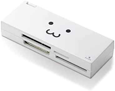 エレコム メモリリーダライタ ケーブル収納 SDXC対応 SD+MS+XD対応 ホワイト顔 MR-C23WHF1＜店内2点以上お買上げでさらに200円引クーポン進呈＞ エレコム メモリリーダライタ ケーブル収納 SDXC対応 SD+MS+X...
