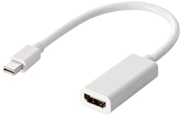 エレコム Mini DisplayPort (オス) - HDMI (オス) 変換アダプタ 15cm ホワイト＜店内2点以上お買上げでさらに200円引クーポン進呈＞ エレコム Mini DisplayPort (オス) - HDMI (オス...