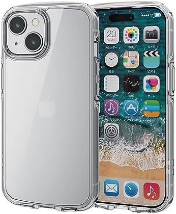 エレコム iPhone15 ケース TOUGH SLIM LITE オールクリア 耐衝撃 衝撃吸収 薄型 軽量＜店内2点以上お買上げでさらに200円引クーポン進呈＞ エレコム iPhone15 ケース TOUGH SLIM LITE オール...