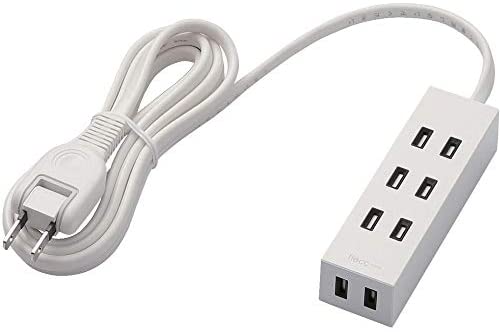 エレコム 電源タップ ホコリシャッター付 耐熱素材使用 flecc barra 4個口 2.0m ホワイト＜店内2点以上お買上げでさらに200円引クーポン進呈＞ エレコム 電源タップ ホコリシャッター付 耐熱素材使用 flecc barra...