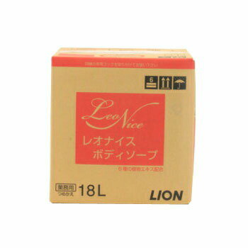 クリーミーな泡でお肌をしっとりなめらかに洗い上げます。レオナイス ボディーソープ 18L 業務用洗剤をご家庭で 大量使用される方へ 業務用　大容量　レオナイス　ボディーソープ　18L 6種の植物エキス配合（保湿成分）。なめらかな洗い上がり！...
