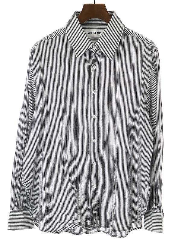商品管理ID：IT2OM70EVMLS WHITELAND ホワイトランド 23SS STRIPE SHIRTS コットンストライプシャツ コンディションについて コンディションランクの基準は、当社が設けた基準となります。 感じ方には個人差...