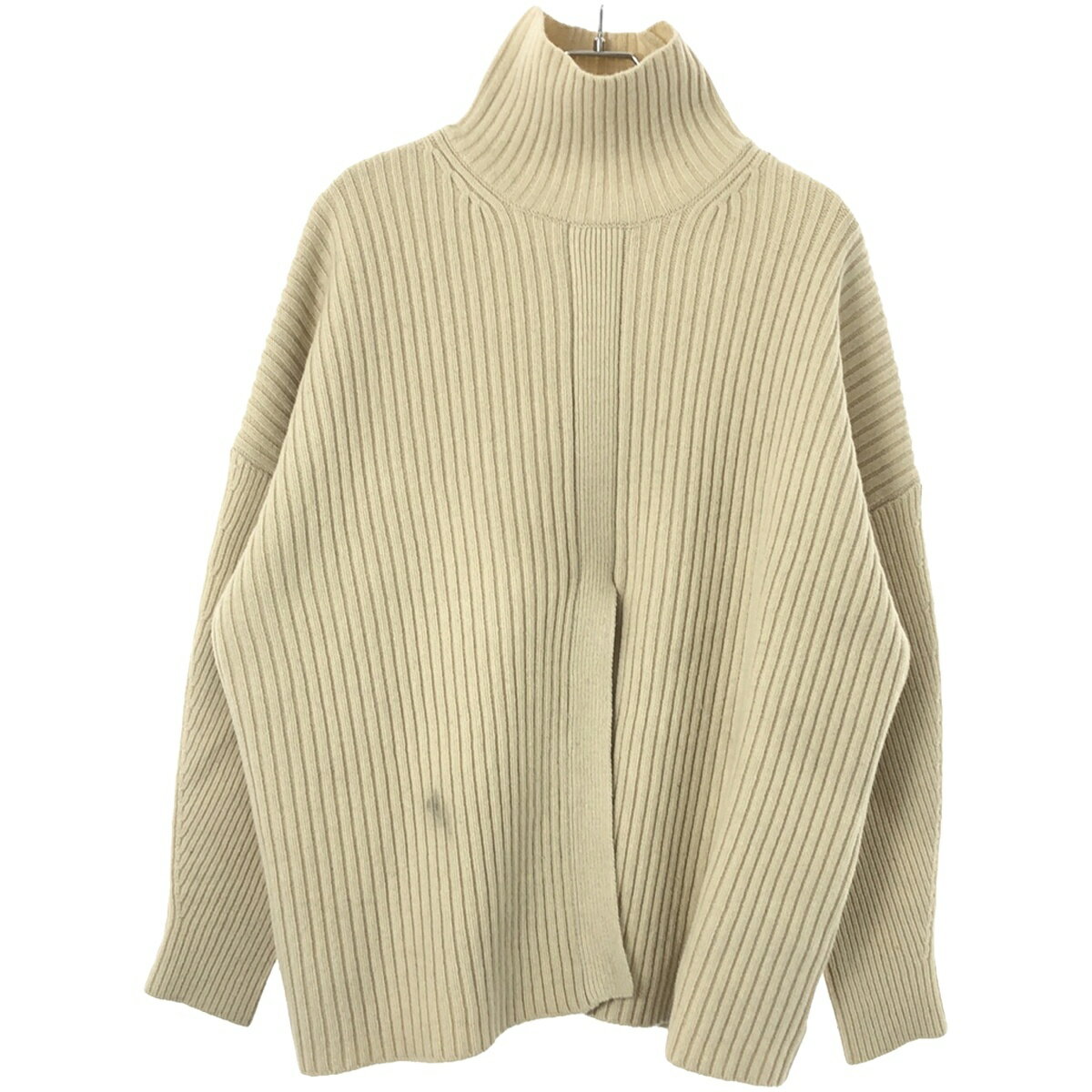 商品管理ID：ITD6I68G5523 CLANE クラネ 22AW DOUBLE FACE CENTER SLIT RIB KNIT TOPS ダブルフェイススリットニットセーター 13106-2332 コンディションについて コンディシ...