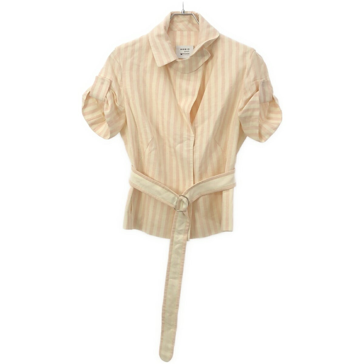 商品管理ID：ITCMR994XR2I AKRIS アクリス リネンベルテッドショートジャケット コンディションについて コンディションランクの基準は、当社が設けた基準となります。 感じ方には個人差がありますので、参考程度にお考え下さい。 ...