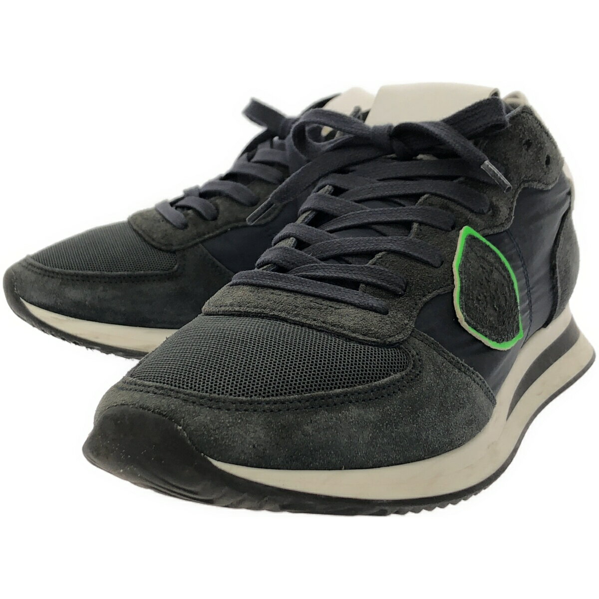 商品管理ID：ITQF4MSG3F7K PHILIPPE MODEL フィリップモデル TROPEZ X ナイロンレザーコンビスニーカー コンディションについて コンディションランクの基準は、当社が設けた基準となります。 感じ方には個人差が...