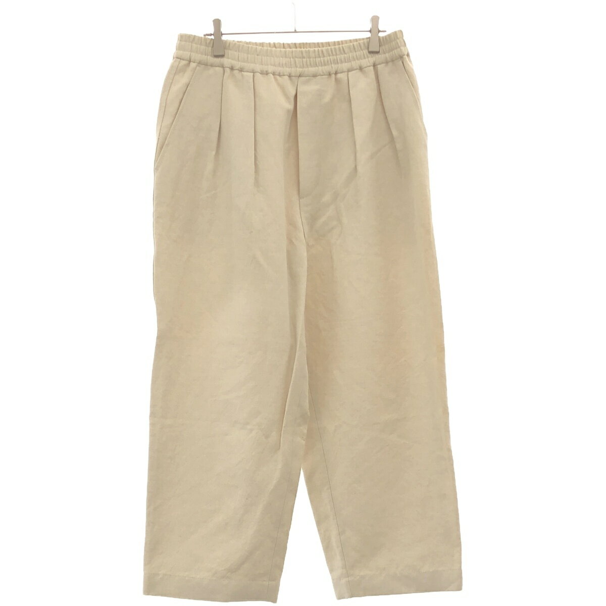 商品管理ID：IT2PGQYFGR3Q GALERIE VIE ギャルリー ヴィー コットンリネンマットクロス 2プリーツイージーパンツ コンディションについて コンディションランクの基準は、当社が設けた基準となります。 感じ方には個人差が...