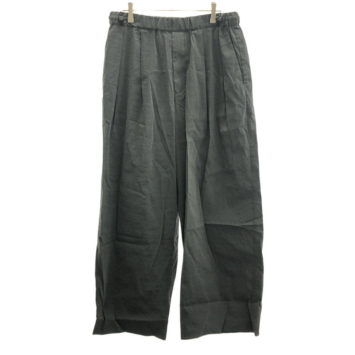 商品管理ID：ITXBFG8P5YJK ADAM ET ROPE アダムエロペ 25SS ストレッチナイロンボリュームイージーワイドパンツ GMS-05160-A コンディションについて コンディションランクの基準は、当社が設けた基準となり...