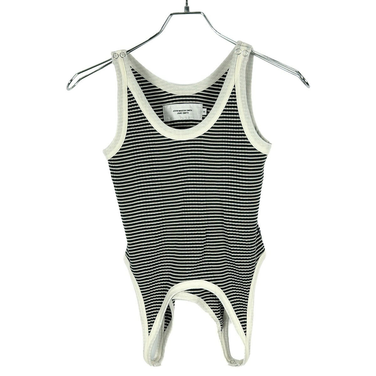 商品管理ID：IT1UL3IOQ768 JANE SMITH ジェーンスミス 25SS COTTON RANDOM BORDER RIB UP DOWN TANK TOP アップダウンボーダータンクトップ 25SCT-711L コンディショ...