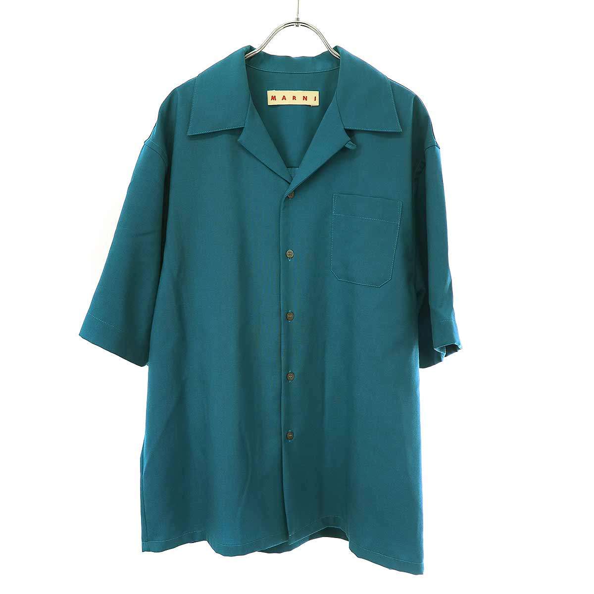 商品管理ID：IT42HU5R51WZ MARNI マルニ 24SS トロピカルウールボウリングシャツ CUMU0213A5 TW839 コンディションについて コンディションランクの基準は、当社が設けた基準となります。 感じ方には個人差が...