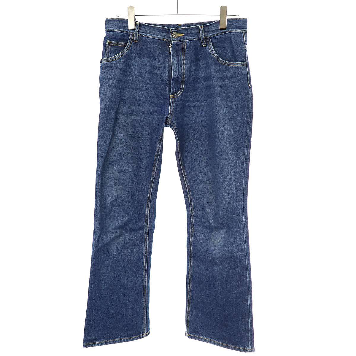 商品管理ID：IT4FI066AULW Maison Margiela1 メゾン マルジェラ 22SS CROPPED KICK-FLARE JEANS ニーフレアクロップドデニムパンツ S51LA0158 コンディションについて コンディ...