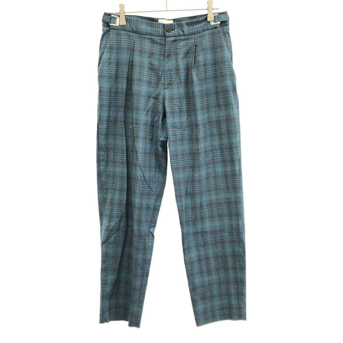 商品管理ID：ITEX7I5RC34H CELLAR DOOR セラードアー LEO T チェック柄センタープレススラックスパンツ PA110013 コンディションについて コンディションランクの基準は、当社が設けた基準となります。 感じ方...